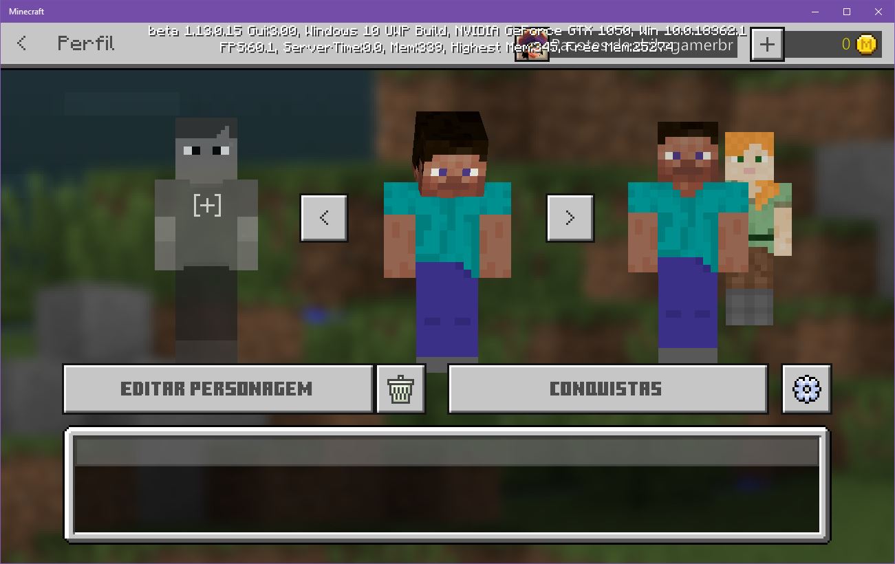 Minecraft Bedrock Edition ganha Criador de Personagens // Mundo Drix